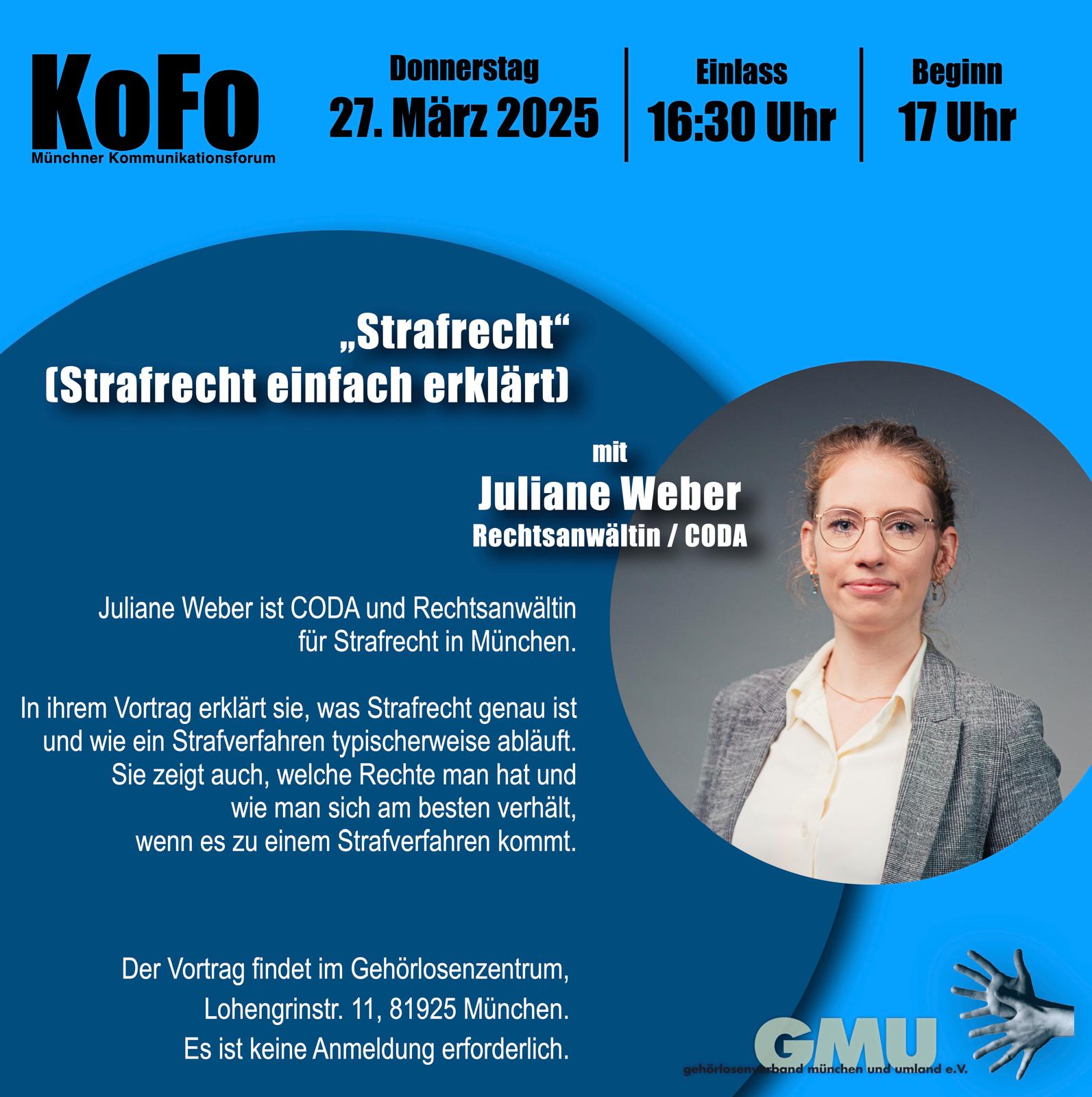 KOFO am 27. März 2025 - Gehörlosenverband München und Umland e. V.